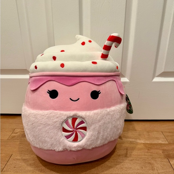 Squishmallows | Toys | Squishmallows Ethel The Peppermint Latte 6 Inch ...